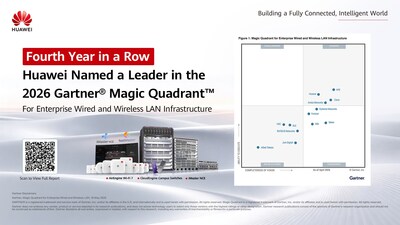 EQS-News: Huawei wurde zum vierten Mal in Folge im 2026 Gartner® Magic ...